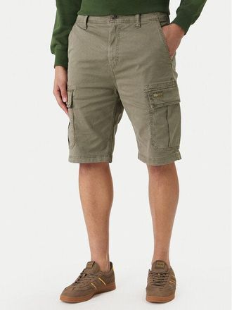 Tommy Jeans Stoffshorts Otis DM0DM22831 Gr&uuml;n Regular Fit