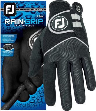 FootJoy Footjoy Raingrip Golfhandschuhe für Damen, Schwarz, S