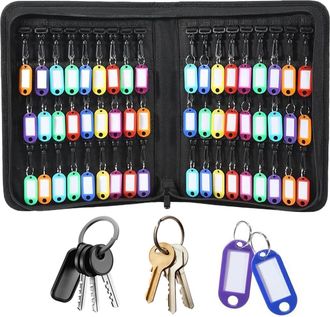 Generic Feuerfester Schl&uuml;sselspeicher - Wasserdichter tragbarer Ordner, organisierte Kapazit&auml;t in 54 Positionen, langlebige Reisetasche mit praktischem Griff 