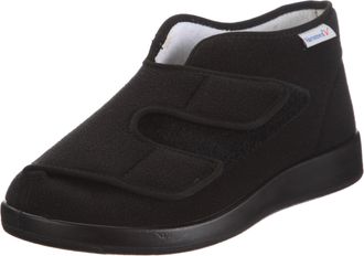 Florett VAROMED Genua Gesundheitsschuhe Damen & Herren Schwarz I Gr. 44 I Orthop&auml;dische Schuhe f&uuml;r geschwollene F&uuml;&szlig;e, extrabreit in Weite L I Wechselfu&szlig;bett I