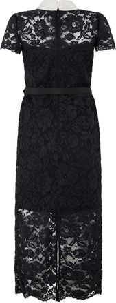 Self Portrait Black Lace Dress - Black