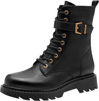 Tamaris Bottines plates en dentelle pour femme 1-25228-45, Noir, 37 EU