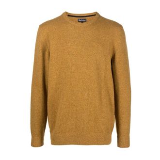 Barbour Essential Tisbury Crew - - Knitwear - Herren - Orange - XL
