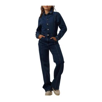 Another Label Chicer blauer Jumpsuit im Lauren-Stil - - Jumpsuits & Playsuits - Damen - Blau - XL