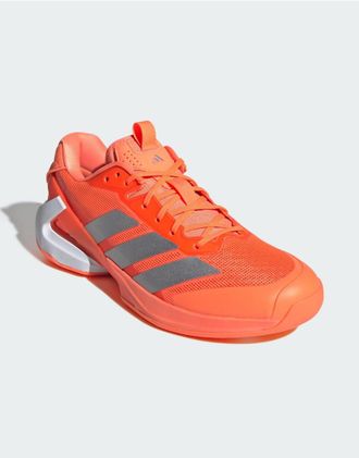 adidas adidas Performance - Adizero Ubersonic 5 - Chaussures de tennis - Blanc et noir-Orange