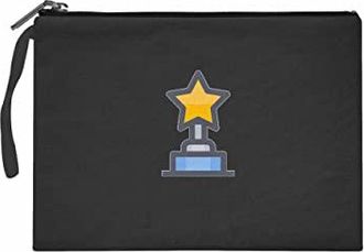 Bonateks Femme Frfcb101321 Femme Clutches, Noir, Black EU