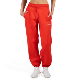 Smilodox Jogginghose Damen Enara, Regular Fit Sweathose mit Seitentaschen, Elastischem Bund mit Tunnelzug, Dezentes Stick-Logo, Bequeme Freizeithose f&uuml;r Sport,