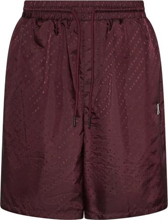 John Richmond Homme, Shorts, Rouge, Taille: M Monogram Bermuda Shorts