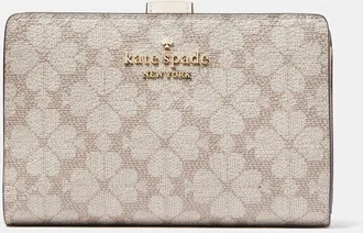 Kate Spade New York Kate Spade Spade Flower Klapp-Portemonnaie, Mittelgro&szlig; f&uuml;r Frauen in Dunkles Pilzkappen-Multicolor | PVC