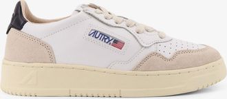 Autry Medalist Low leather low-top sneakers with suede inserts - AUTRY - gender_Woman