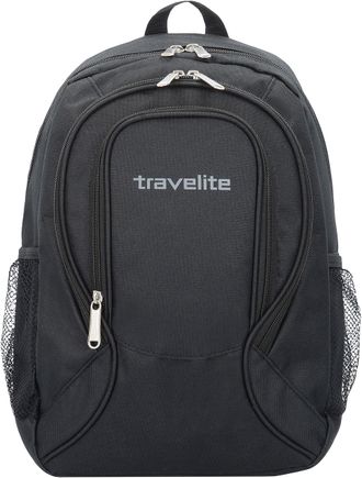 Travelite Garda Rucksack - Alltag & Business geeignet, Camping freundlich, 30cm x 20cm x 41cm, 0.5kg, mit Netzfach, Taschen außen, Tragegriff, Reißverschluss, 2