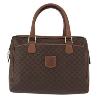 Celine Pre-owned Vintage sac &agrave; main macadam - Femme - Pre-owned - Brun - Taille: ONE Size
