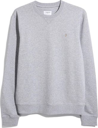 Farah Herren Tim Crew Sweatshirt, lichtgr&uuml;n, M