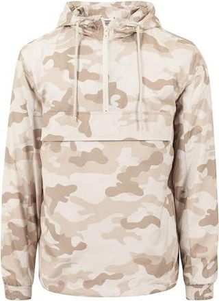Urban Classics Homme Camo Pull Over Windbreaker Jacket, Camuflaje Arena, L EU