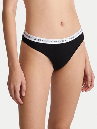 Tommy Hilfiger Stringtanga UW0UW05875 Schwarz