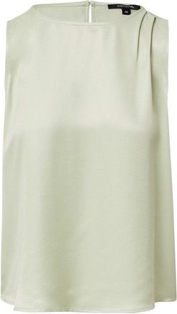 Comma Blusentop Bluse &Auml;rmellose Bluse aus Viskosesatin