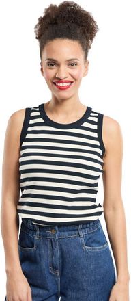 Armor Lux Damen Saint-cast Top Not Applicable, Mehrfarbig (Rich Navy/Nature Bi5), X-Small (Herstellergr&ouml;&szlig;e: 0)