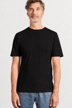 Hempage Hempage Herren vegan T-Shirt Slim Fit Schwarz