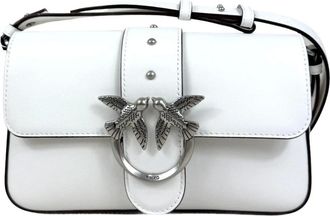 Pinko Pinko, Femme, Sacs, Blanc, Taille: ONE Size Love One Mini Slouchy