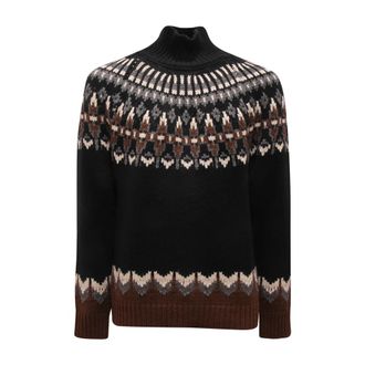 Dondup Maglione Dolcevita Pullover - - Knitwear - Herren - Schwarzk - L