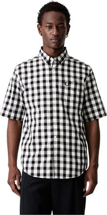 Fred Perry Homme, Chemises, Multicolore, Taille: M Short Sleeve Chemises