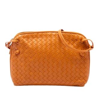 Bottega Veneta Sac bandouli&egrave;re Nodini Pre-owned - Femme - Pre-owned - Orange - Taille: ONE Size