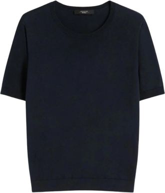 Max Mara Femme, Tops, Bleu, Taille: 40 FR Wkdgabarra T-shirt