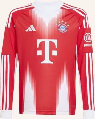 adidas Fc Bayern München 25/26 Long Sleeve Kids Heimtrikot rot