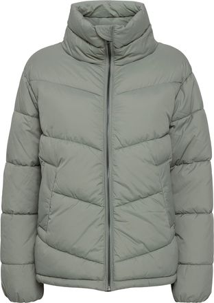 b.young BYBOMINA PUFFER Damen Steppjacke &Uuml;bergangsjacke Jacke Puffer-Jacke Rei&szlig;verschluss mit Kinnschutz hoher Kragen, Gr&ouml;&szlig;e:40, Farbe:Olive Night (190515)