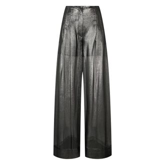 Alberta Ferretti Weite Hosen - - Trousers - Damen - Grau - S