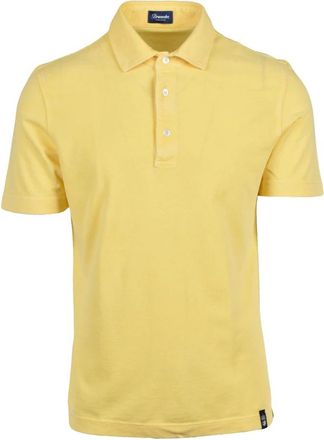 Drumohr Homme, Tops, Jaune, Taille: 2XL Polo