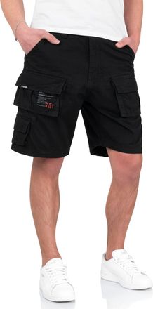 Surplus Herren Cargo Trooper Shorts, schwarz, XXL