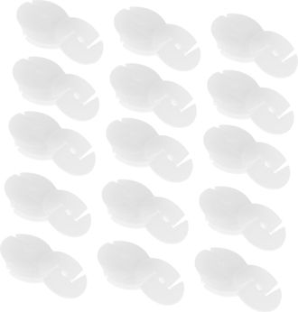 Valiclud 100stücke Runde Knopfdichtungen DIY-zugschnallen Positionierungsschnallen Für Sofa Und Bett Möbelzubehör Mit Hoher Verschleiß Und Bruchfestigkeit Einf