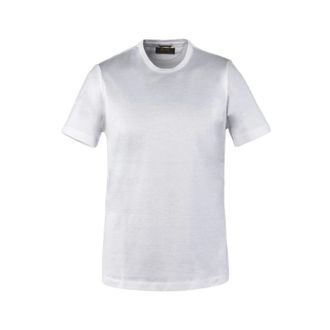 Moorer Homme, Tops, Blanc, Taille: XL Mike T-Shirt