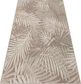 RugsX Rugsx - teppich sizal floorlux 20504 lauben taupe / champagner jungle beige 240x330 cm