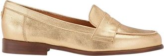 Cosmoparis Femme, Chaussures, Jaune, Taille: 36 EU Mocassin en cuir dor&eacute;