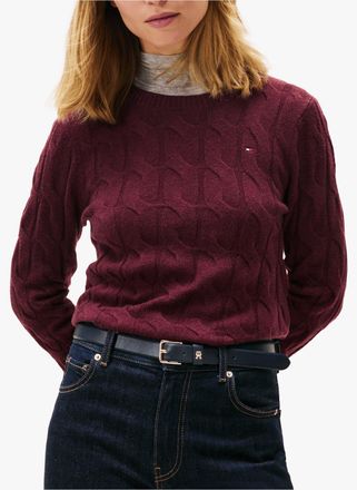 Tommy Hilfiger Pull torsad&eacute; en laine