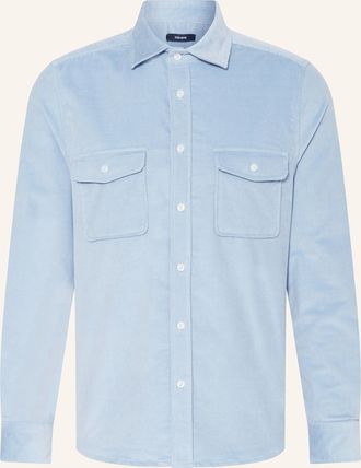 Reiss Reiss Cord-Overshirt Tucci blau