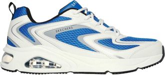 Skechers Overlay Sneaker f&uuml;r Herren (Wei&szlig;/Blau)