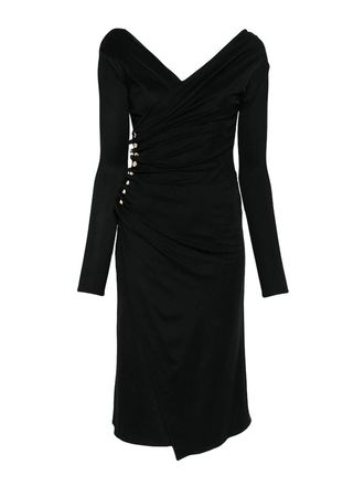 Elisabetta Franchi Robe Au Genou - Noir