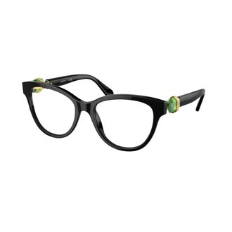 Swarovski Femme, Accessoires, Noir, Taille: 52 MM Lunettes de Vue Sk2004 Noir