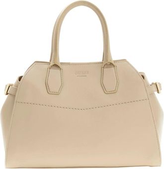 Guess Femme, Sacs, Beige, Taille: ONE Size Yulia Small Satchel