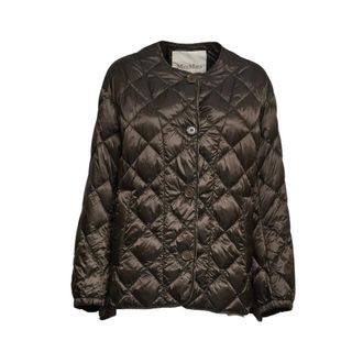 Max Mara Femme, Vestes, Brun, Taille: 40 FR The Cube Quilted Jacket