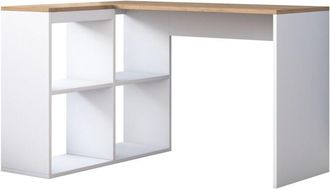 Calicosy Calicosy - Bureau dangle décor chêne et blanc L120 cm - cassie