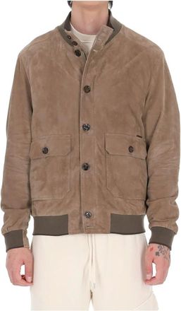 Moorer Homme, Vestes, Brun, Taille: XL Giubbino in camoscio supersoft mod. Carlos-Ur