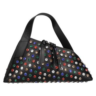 Rebelle Kleine Diamant Ledertasche - - Bags - Damen - Schwarzk - ONE SIZE