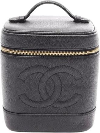 Chanel Sac &agrave; main vintage doccasion - Femme - Pre-owned - Noir - Taille: ONE Size