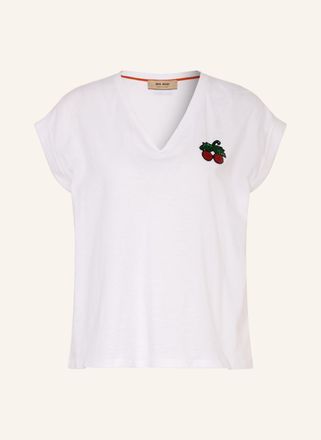 Mos Mosh Mos Mosh T-Shirt Mmsilao Mit Schmuckperlen weiss