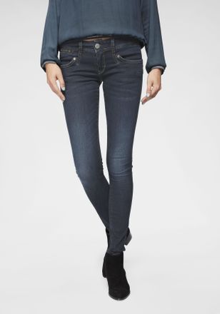 Herrlicher Slim-fit-Jeans HERRLICHER Piper Slim Denim, Damen, Gr. 29, L&auml;nge 32, dull, Denim/Jeans, Obermaterial: 98% Baumwolle, 2% Elasthan, slim fit, Jeans Slim