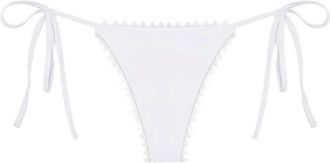 Jacquemus Femme, Maillots de bain, Blanc, Taille: 36 FR The Picot Bikini Bottom